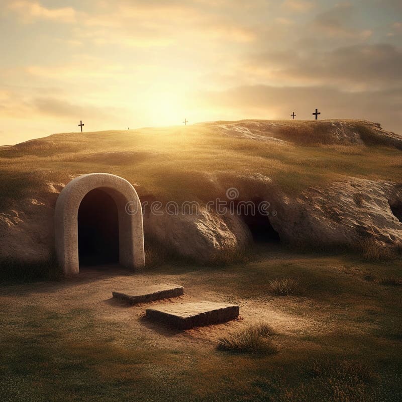 Empty Tomb Silhouette Stock Illustrations – 232 Empty Tomb Silhouette ...