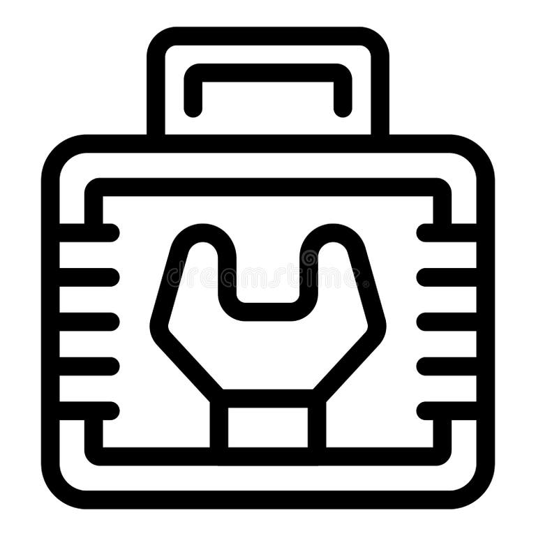 Open Toolbox Outline Stock Illustrations – 340 Open Toolbox Outline ...