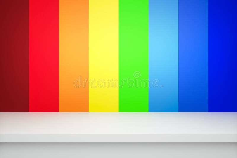 Gradient Multi-colored Vertical Stripes for Abstract Background Stock ...