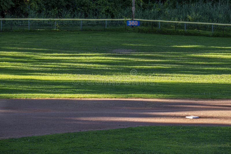 Empty town baseball field stock image. Image of american - 194680293