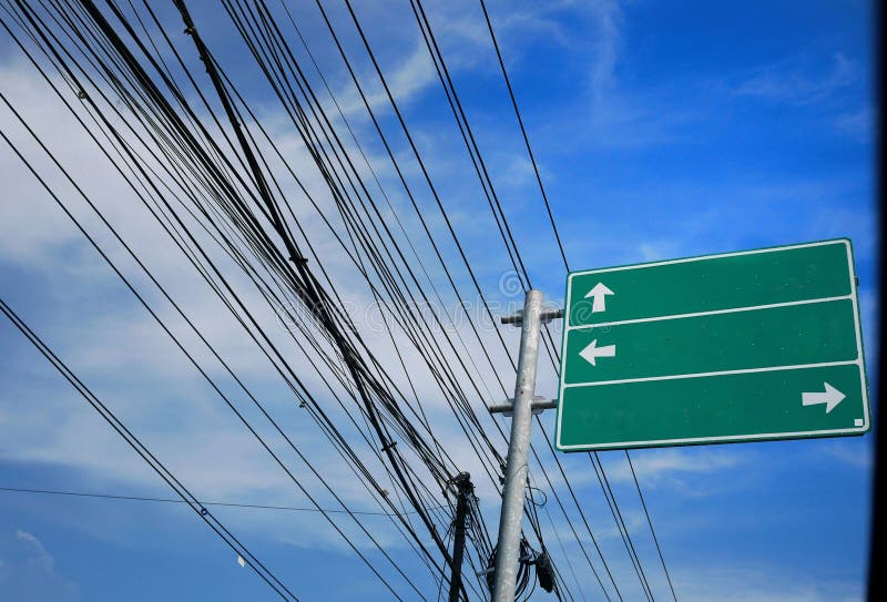 Empty Traffic Sign Blue Sky Background Stock Photo - Image of facade ...