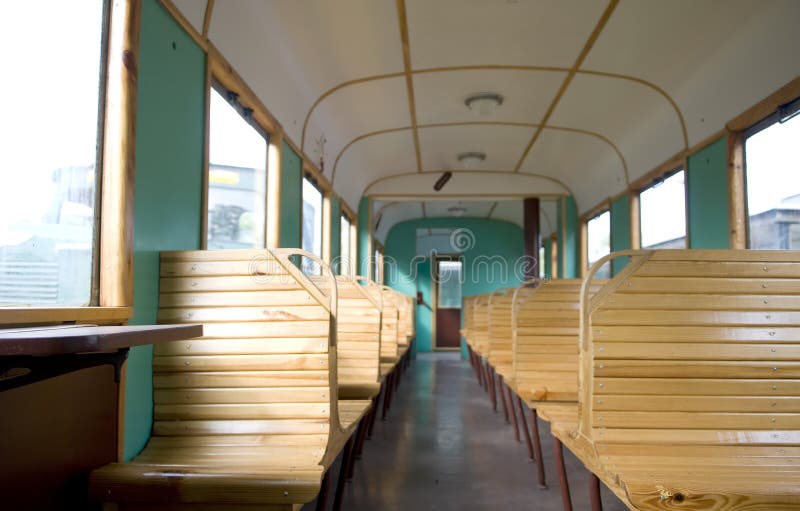 Empty train stock photo. Image of retro, transport, vintage - 6035260