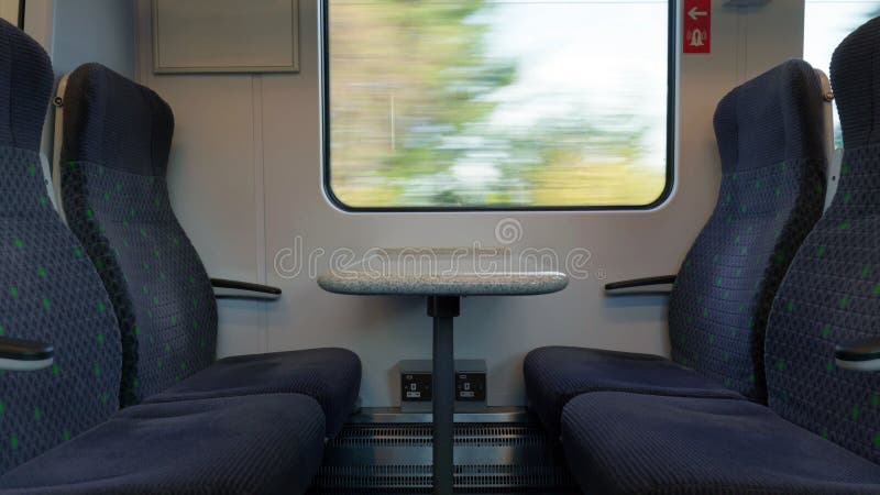 Empty Train Car during Covid-19 Lockdown in England Uk Stock Image ...