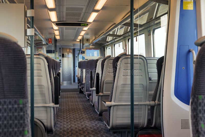 Empty Train Car during Covid-19 Lockdown in England Uk Editorial ...