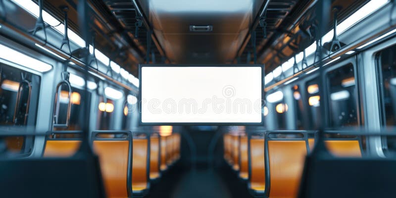 Empty Train Car Interior View Stock Image - Image of mode, vehicle ...