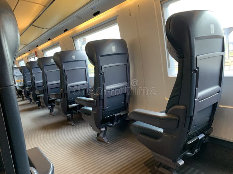 German Train, First Class, Empty Editorial Stock Photo - Image of ...