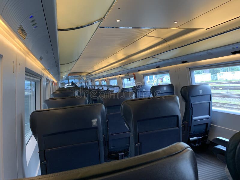 German Train, First Class, Empty Editorial Photography - Image of ...