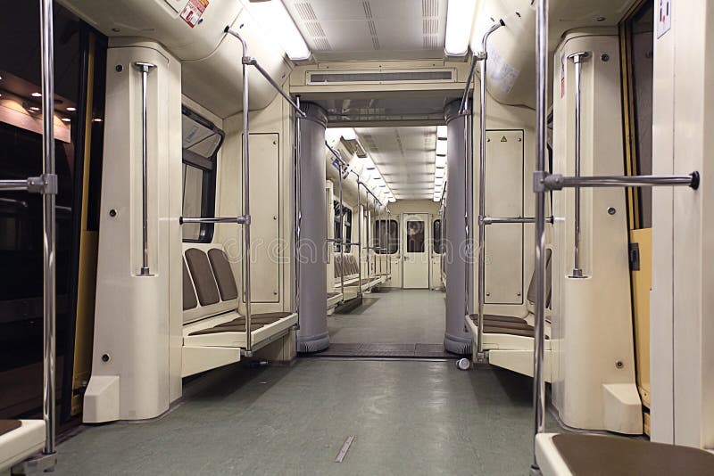 Empty train stock image. Image of public, fast, transport - 55570229