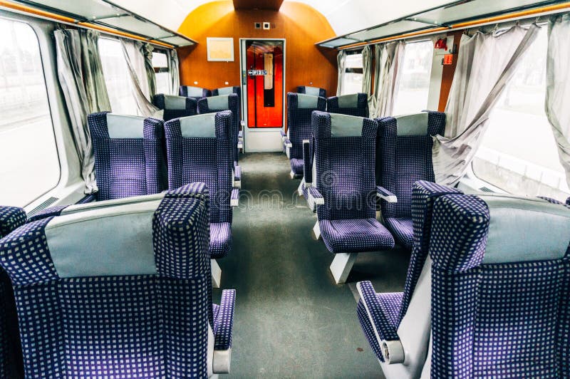 Empty Train with No Passengers Stock Photo - Image of train ...