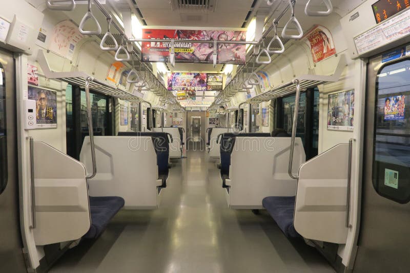 Empty Train from Tokyo To Gunma Editorial Stock Image - Image of public ...