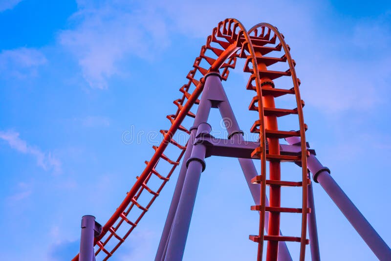 Empty roller coaster stock image. Image of rollercoaster - 17194289