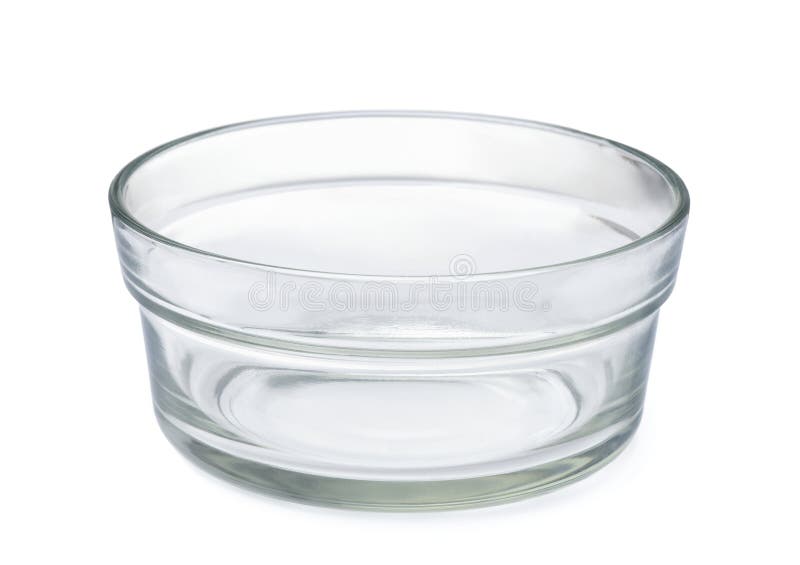 Empty Transparent Glass Bowl Stock Photo - Image of dishware, salad ...