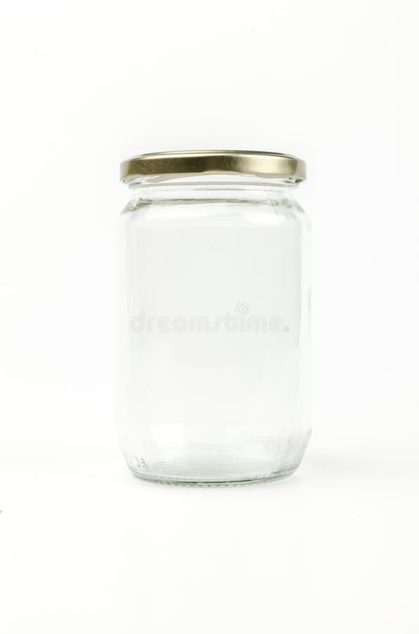 Empty Transparent Plastic Jar Stock Image - Image of space, translucent ...