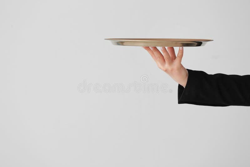 Empty Tray Held Service Personnel Stock Photos - Free & Royalty-Free ...