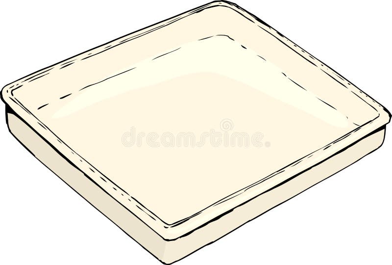 Empty tray illustration stock illustration. Illustration of sketch ...