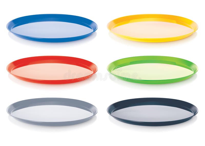 Empty tray set, . stock vector. Illustration of empty - 76572095