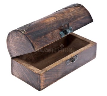 Empty treasure box stock image. Image of treasure, white - 25002009