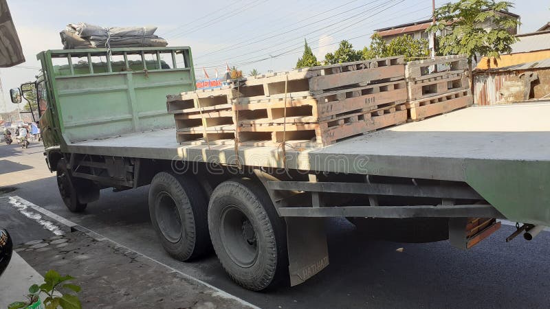 Loading empty truck stock photo. Image of inside, container - 83206530
