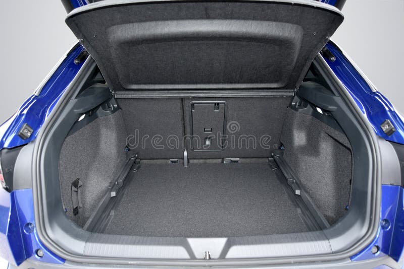 Empty Trunk of the Passenger Car Stock Image - Image of goods, space ...