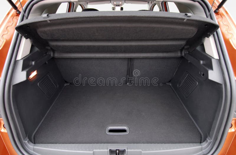 Empty car trunk stock photo. Image of modern, journey - 33724854