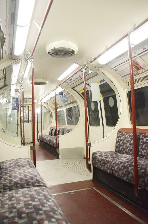 Empty Underground Carriage on Tube, London Editorial Stock Image ...