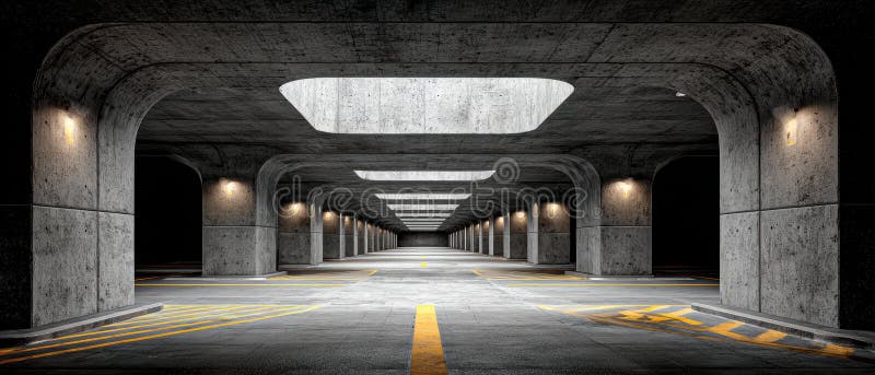 Underground Parking Perspective Stock Illustrations – 2,376 Underground ...