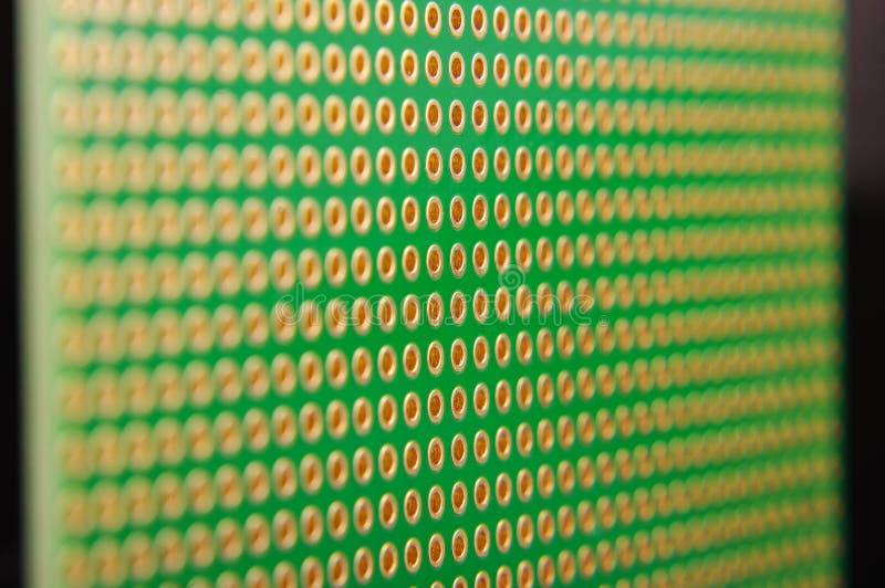 Empty Universal PCB for Prototyping Stock Photo - Image of development ...