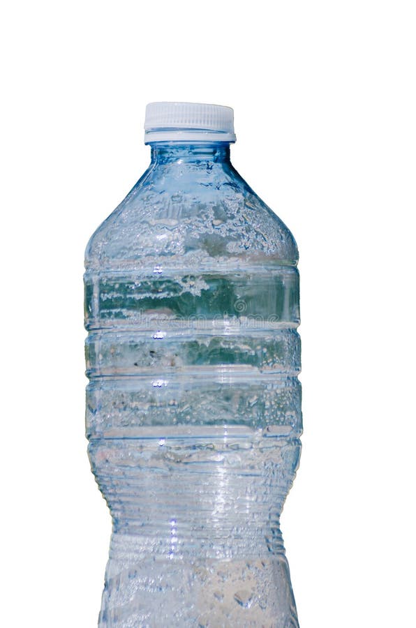 Empty Used Water Bottle Isolated on Transparent Background, Format for ...