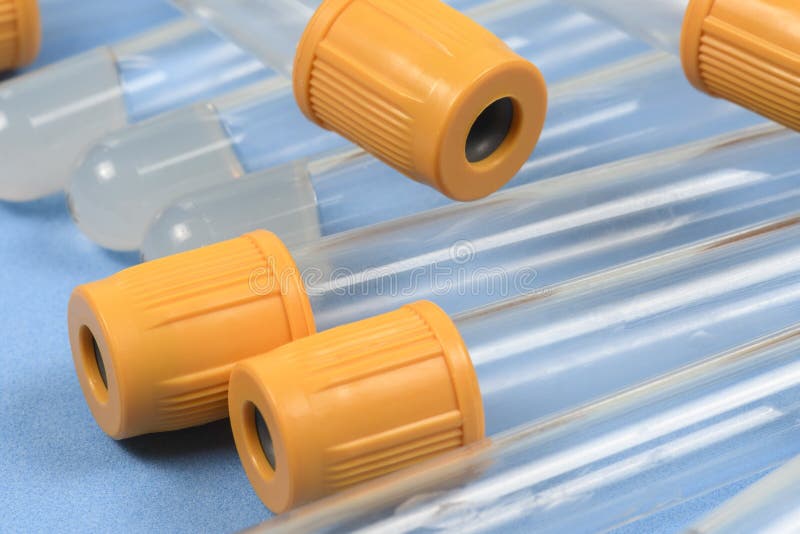 Empty Vacuum Tube for Blood Collection in Clinical Analysis Laboratory ...
