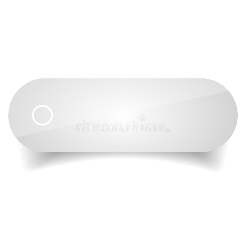 Empty vector glossy button stock vector. Illustration of symbol - 85920388