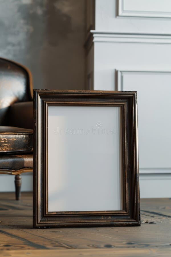 Empty Vertical Frame Mockup Concept, Frame Blank Mockup AI Generated ...