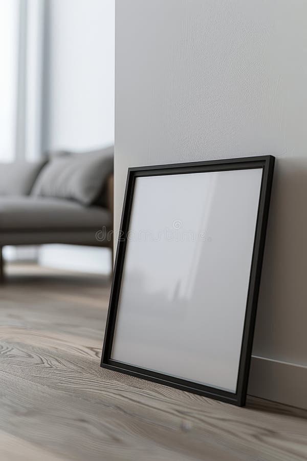 Empty Vertical Frame Mockup Concept, Frame Blank Mockup AI Generated ...