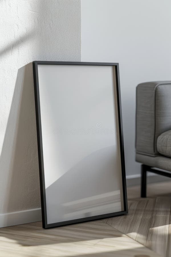 Empty Vertical Frame Mockup Concept, Frame Blank Mockup AI Generated ...