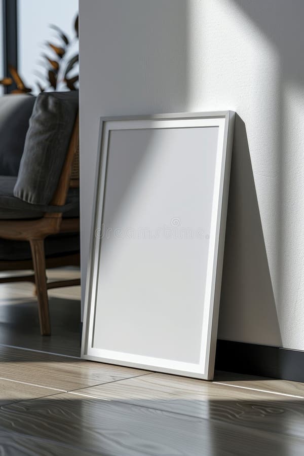 Empty Vertical Frame Mockup Concept, Frame Blank Mockup AI Generated ...