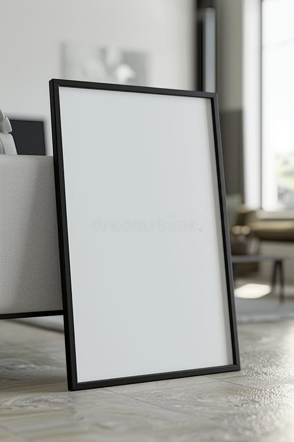 Empty Vertical Frame Mockup Concept, Frame Blank Mockup AI Generated ...