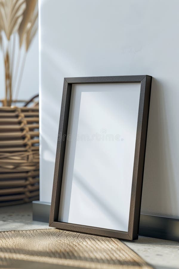 Empty Vertical Frame Mockup Concept, Frame Blank Mockup AI Generated ...