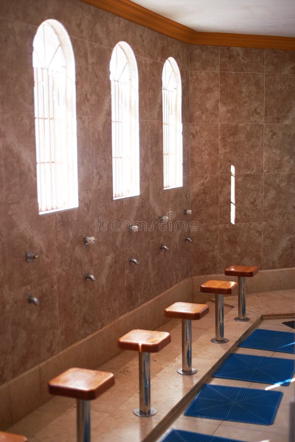 An Empty View of a Mosque Washroom Stock Photo - Image of focus ...