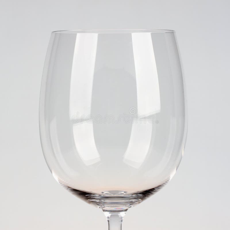 Empty vine glasses stock photo. Image of restaurant, glass - 29054548