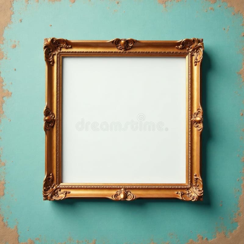 Empty Vintage Picture Frame Stock Illustrations – 247,928 Empty Vintage ...