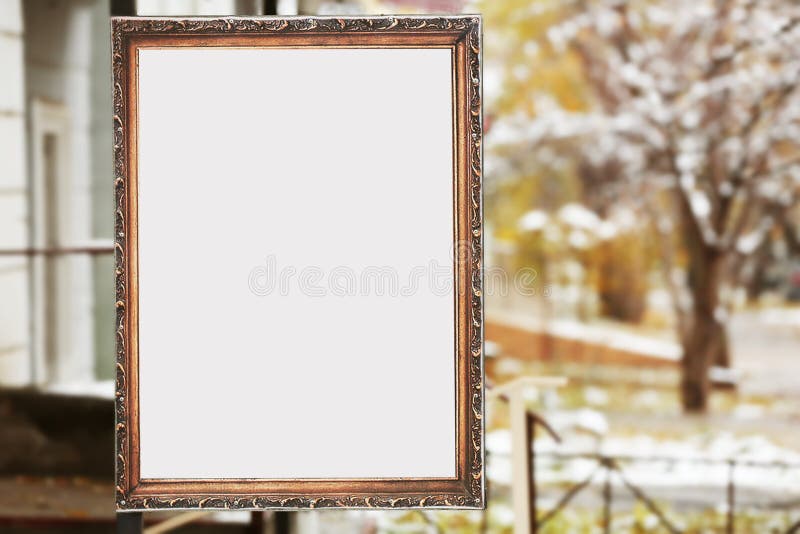 Empty vintage signboard stock photo. Image of announce - 116580870