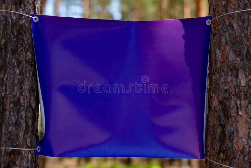 Empty Vinyl Canvas Stretched Outdoor Stock Photo - Image of empty ...