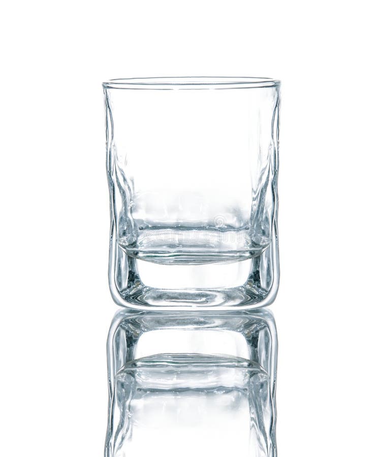 Empty Vodka or Whisky Glass Beaker Stock Photo - Image of alcohol ...