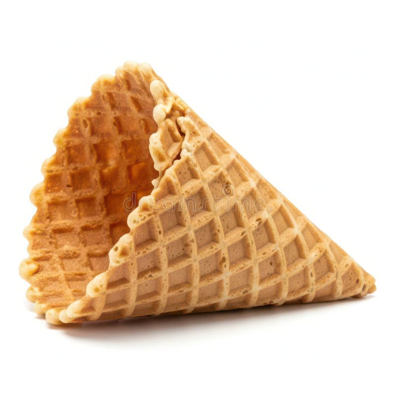 Empty Waffle Ice Cream Cones Stock Illustrations – 305 Empty Waffle Ice ...