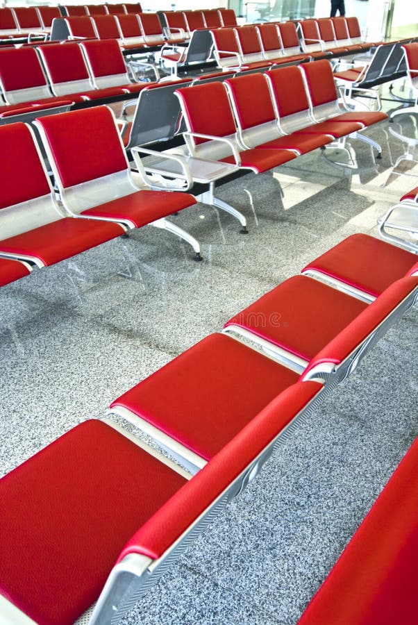Empty waiting room stock image. Image of rows, back, airport - 5546943