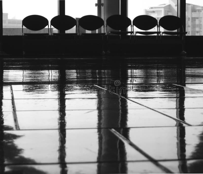 Empty Waitingroom stock image. Image of rows, closed, pane - 398627