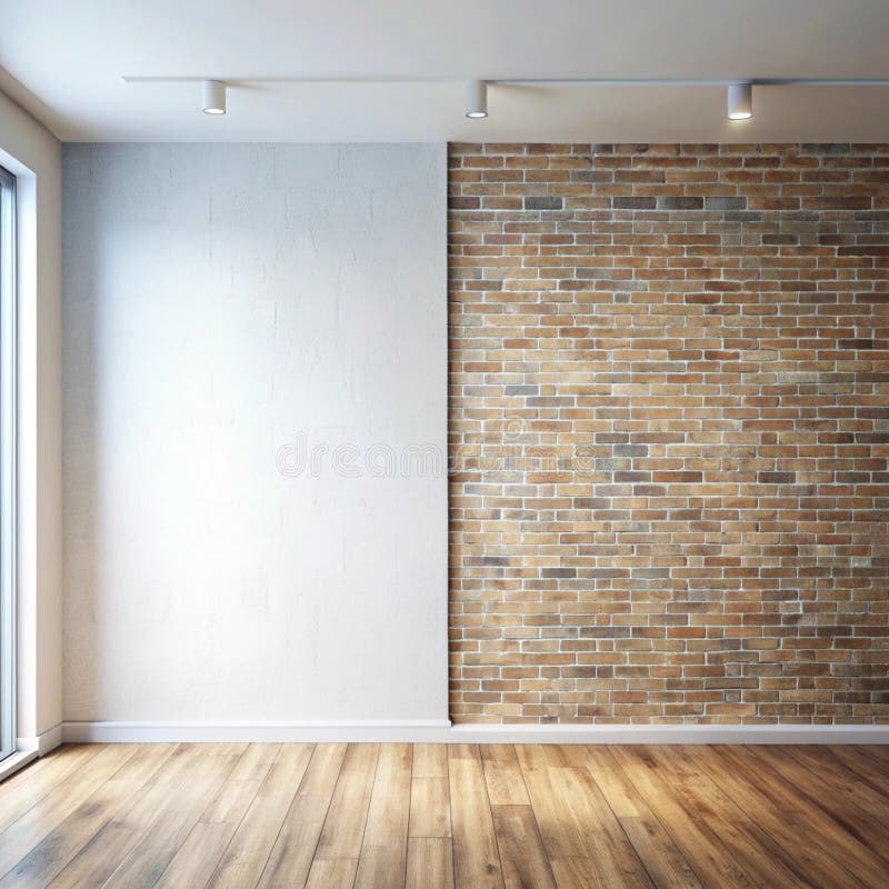 Empty Wall with Copy Space for Custom Text and Design Projects Stock ...