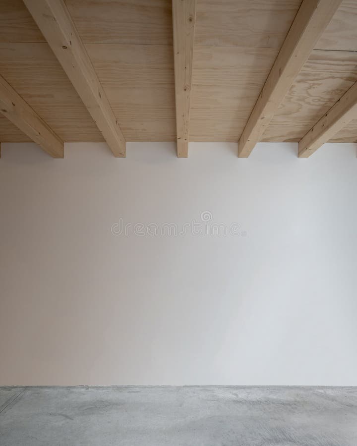 Empty Wall Including Floor and Ceiling Stock Photo - Image of texture ...