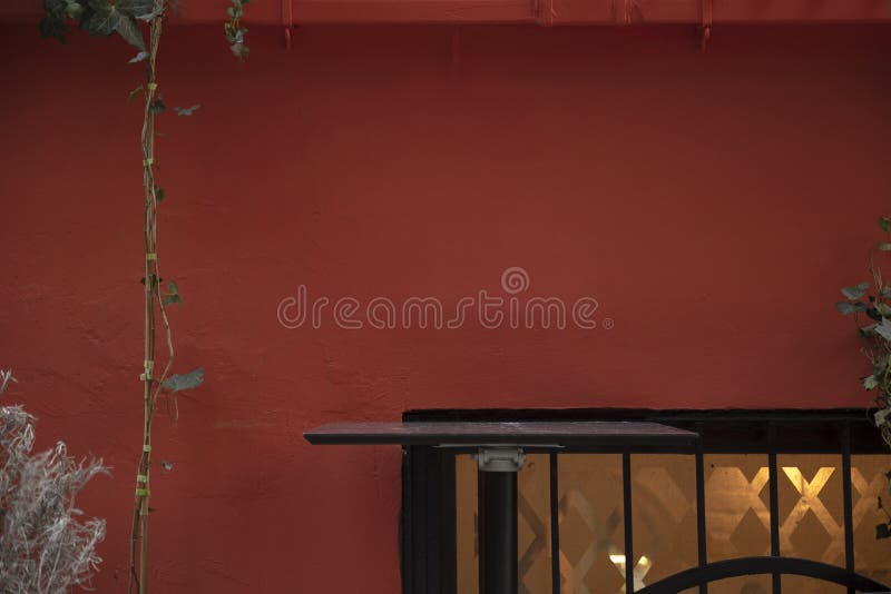 An Empty Wall-table at the Restaurant-cafe Stock Photo - Image of hotel ...