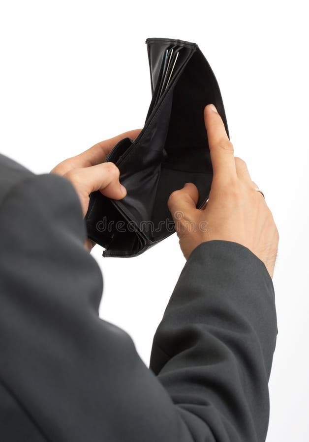 Empty wallet stock image. Image of person, business, poor - 3558373