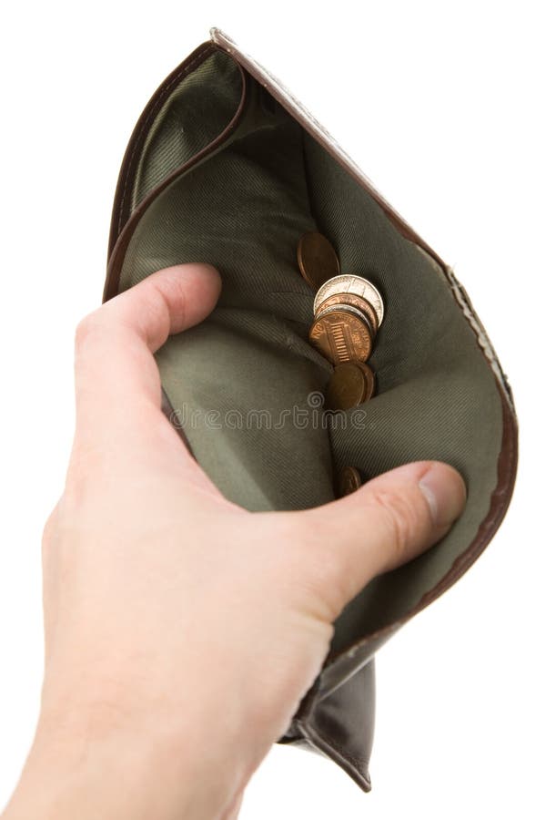 Empty Wallet stock photo. Image of close, poverty, money - 7343656